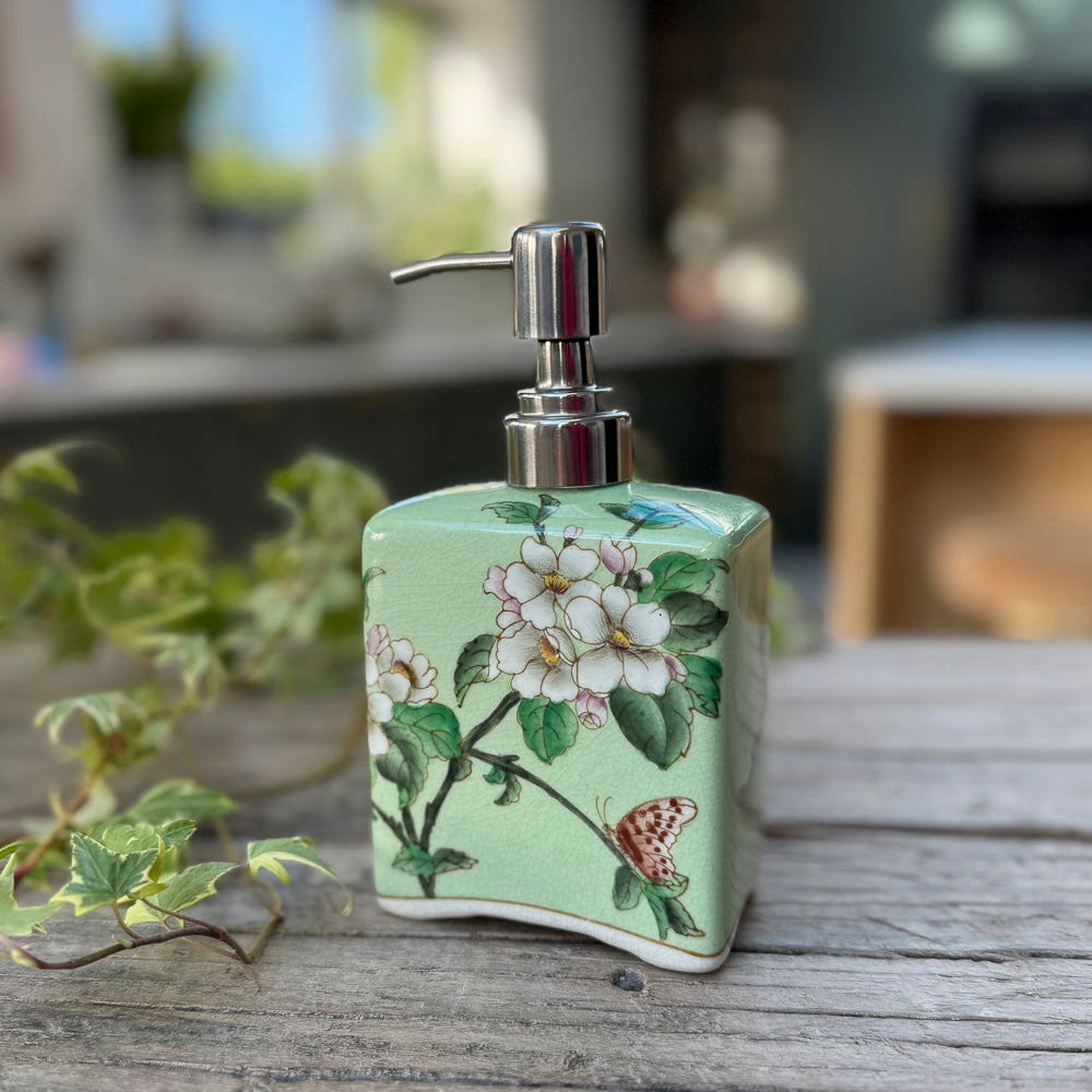 MIO Soap Dispenser Green Blossom | Orchid