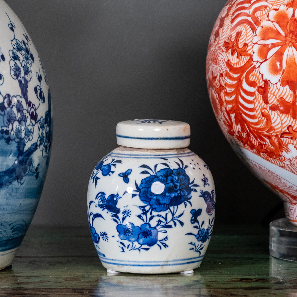 ANLU Floral Ginger Jar 12 cm | ORCHID | Orchid