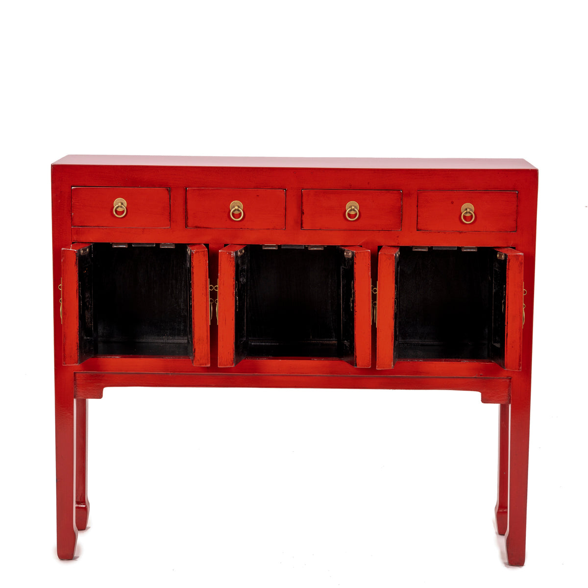 Chinese Hall Table - Red Lacquer - KWAN | Orchid