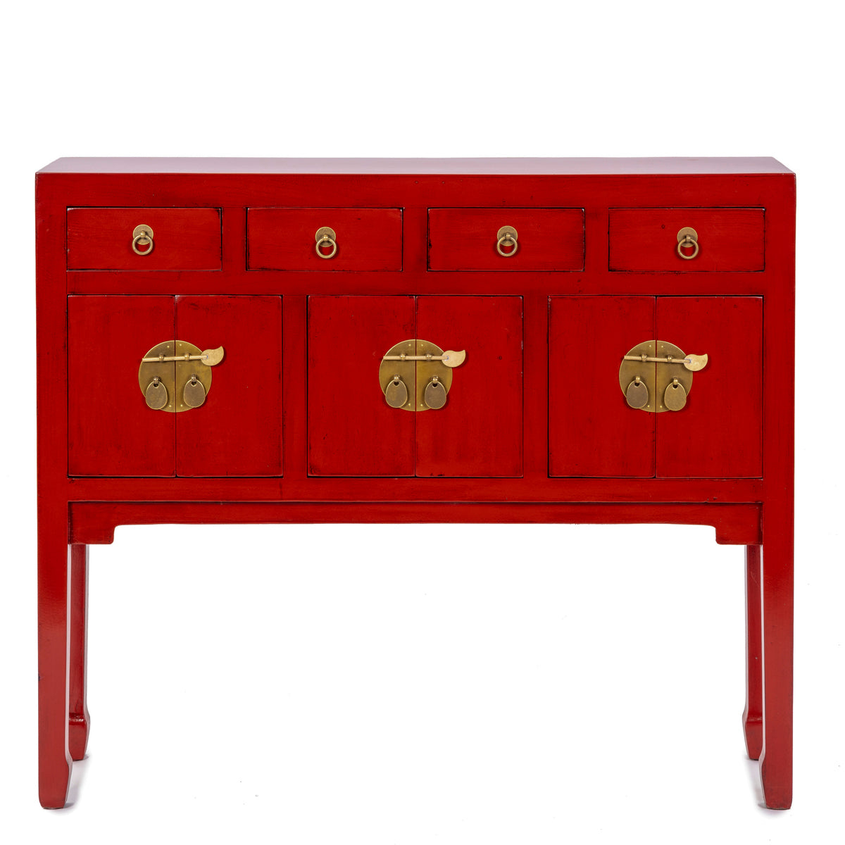 Chinese Hall Table - Red Lacquer - KWAN | Orchid